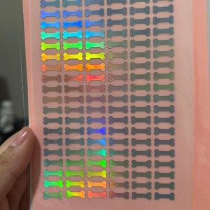 US Calendar Holiday Stickers, Holographic Planner Date Stickers ...