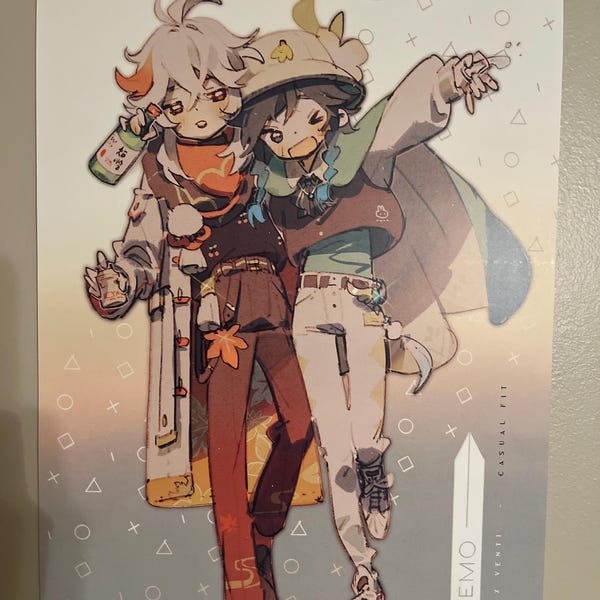 Wanderer genshin Impact 4x6 Mini Print, 11x17 Poster - Etsy