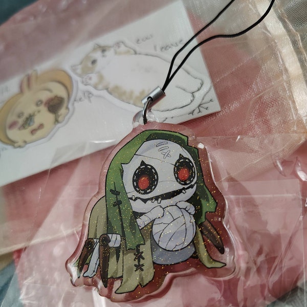 Identity V Hunter Phone Charms | Idv 2” Double-sided Glitter Epoxy Mini ...