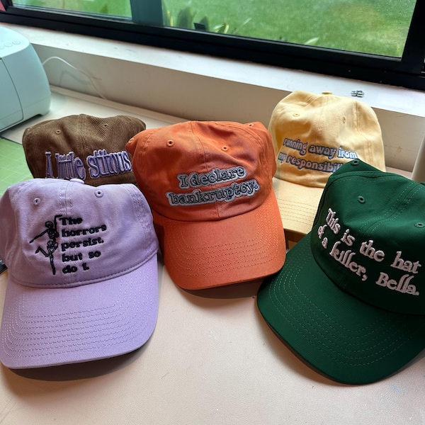 3D Embroidery for Hats Using Your Design! - Etsy