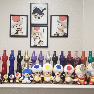 Set of 3 Super Mario Collection in Color Digital Prints, Nintendo Fan ...