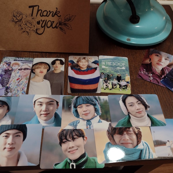 BTS 2021 Winter Package Photocard Set (8 Pcs) - Etsy
