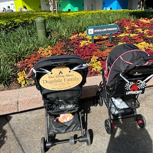 Disney Themed Pram Sign Stroller Sign Personalised Push Chair Sign ...