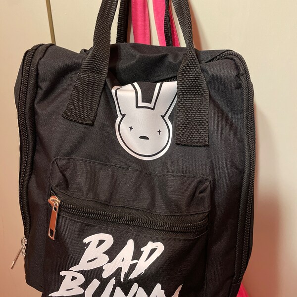 Bad Bunny Mini Backpack | Bad Bunny Backpack Mini Bookbag | Bad Bunny ...