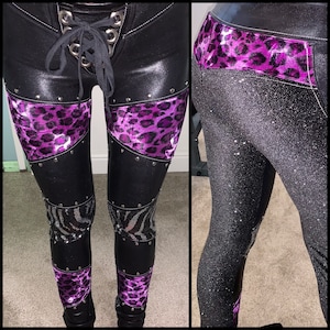 Metal Threads Rock N Roll Outlaw Custom Lace up Pants Black Studded ...