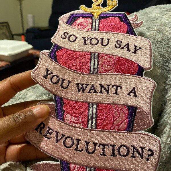 PREORDER: Revolution Back Patch - Etsy