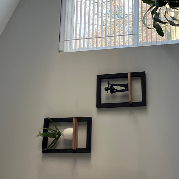 Decorative Frame With Enclosed Shelf, Shelf With Frame, Hand Made ...