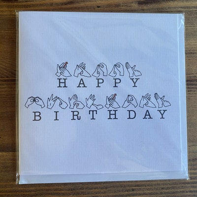 BSL Clock, Personalised British Sign Language Clock - Etsy