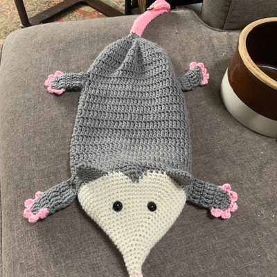 PATTERN ONLY Crochet Opossum Bag Holder REVISED - Etsy