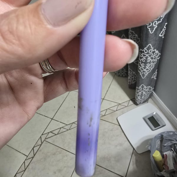 PURPLE Glass Blown One Hitter for Your Hitter Box / Dugout Box (please ...