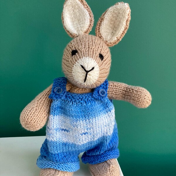 Elderberry Bunny PDF Knitting Pattern Download - Knitted Flat - Written ...