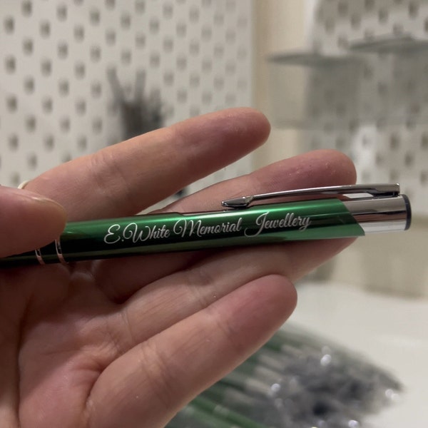 12-500pcs Personalised Pen Engraved Custom Pens Metal Pens Bulk Order ...