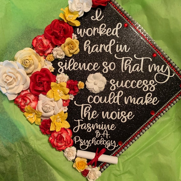 Graduation Cap Decoration I Love the Person I've Become - Etsy