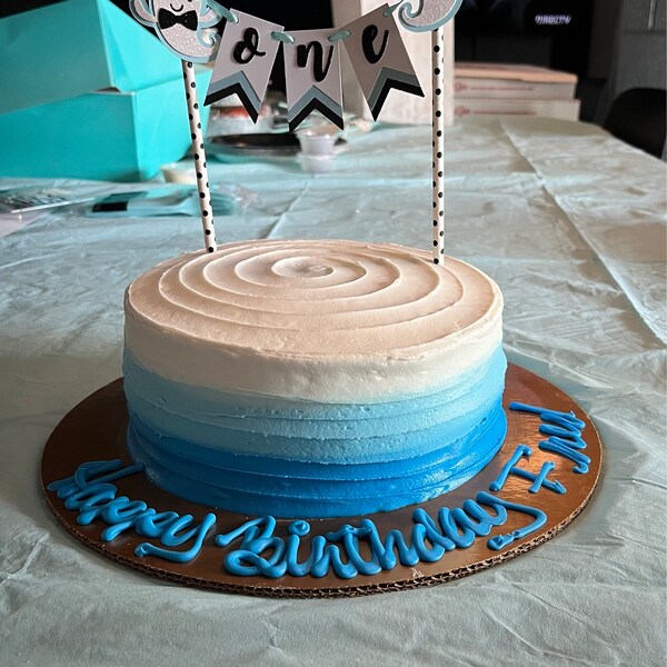 Ghost Birthday Cake Topper. Ghost Birthday for Boy. Ghost 1st Birthday ...