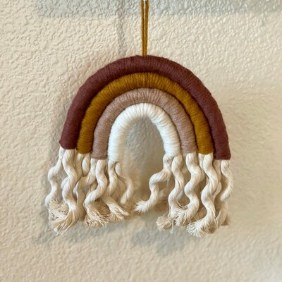 DIY Macrame Rainbow PDF Digital Download Rainbow PDF Pattern - Etsy