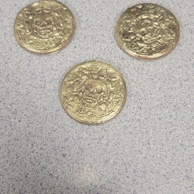 Graphite Casting Mold Double-sided Cursed Aztec Pirate Coin - Etsy