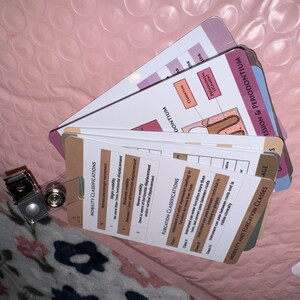 DELUXE Dental Hygiene Reference Card EXPANDED Pack, Dental Hygienist ...