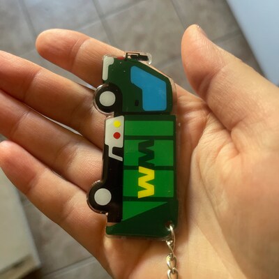 Garbage Truck Keychain-waste Management Garbage Truck Keychain-garbage ...
