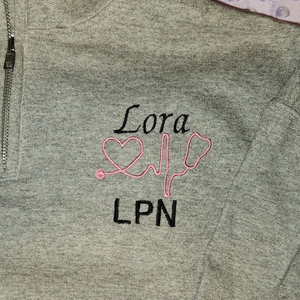 Heartbeat Stethoscope Embroidery Design, Doctor Embroidery Designs ...