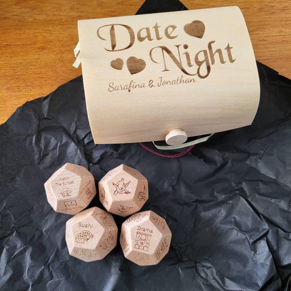 Personalized Date Night Dice - Date Night Gifts, Date Night Ideas ...