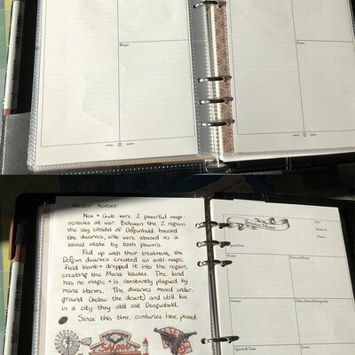 Session Planner and Journal game Master Prep for D&D and Other Rpgs - Etsy