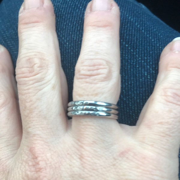 His Fiona Her Shrek Ring Set 8mm Stainless Steel With Black Trim ...