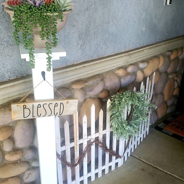 Welcome Sign With Post for Front Step or Porch - Etsy