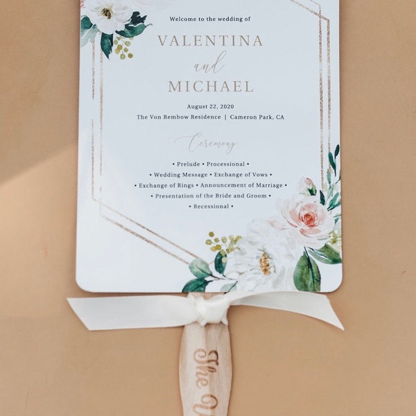 25 Fan Sticks Custom Engraved, 8 Inch Wooden Wavy Wedding Fan Sticks ...