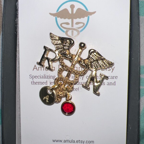 Personalized Gold RN Nurse Pin Nursing School Graduate Registered Nurse ...
