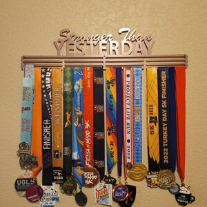 Mountain Biking Bib Display BIB Medals Display Your Bibs - Etsy