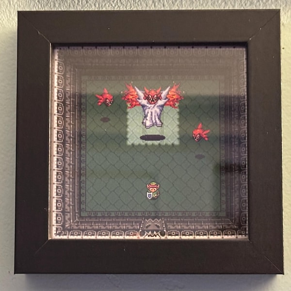 Nintendo - Zelda A Link to the Past - Shadow Box - 3D Effect - Wall Art ...