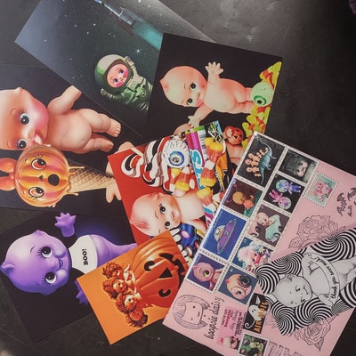 Ice Cream Kewpie Print 5 X 7 Spoop of Ice Cream - Etsy