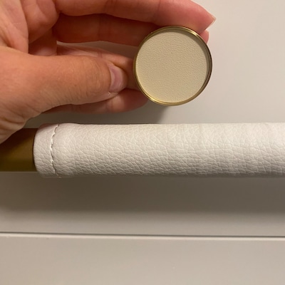 Brass Leather Cabinet Pulls, Drawer Pulls Knobs Handles, Solid Brass Dresser Knobs Handle ...