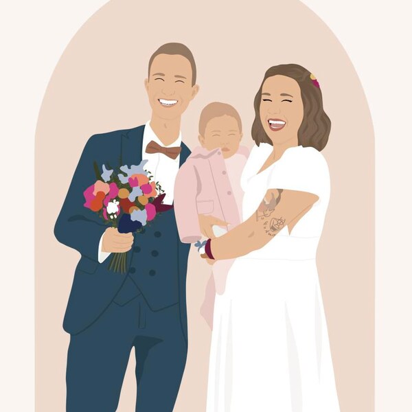 Personalized Illustration Personalized Illustration Ornaments ...