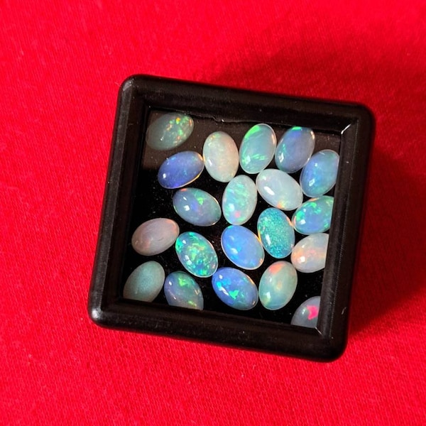 Ethiopian Fire Opal Mix Shapes Lot Fire Opal Cabochon Top Quality Opal ...