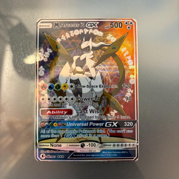 The Undefeatable Red Gx Pokemon Card - Etsy