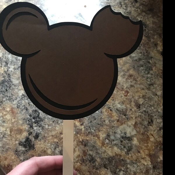 Disney Character Photo Booth Prop Paper Masks Set of 6 - Etsy