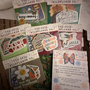 Sticker Pack of Cute Christian Stickers Christian Bible Verse Sticker ...