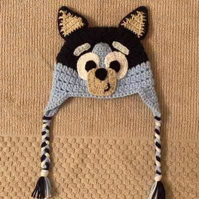 Bluey Hat PATTERN ONLY Crochet Newborn 3 Year Old Pdf Pattern Bluey ...