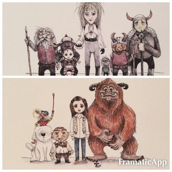 The Neverending Story - the Swamps of Sadness - Giclée Illustration ...
