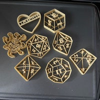 Dice Set of 6 RPG Medieval Fantasy Dnd D&D Dungeons and - Etsy Canada