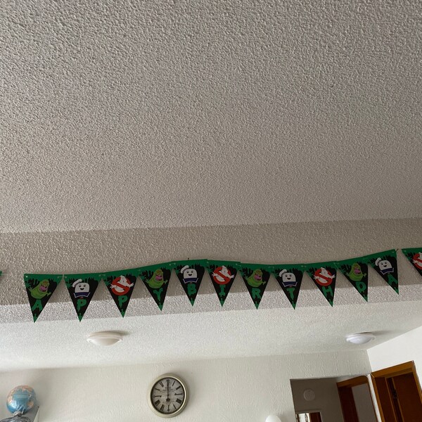 Ghostbusters Banner Instant Download , Ghostbusters Triangle Banner ...