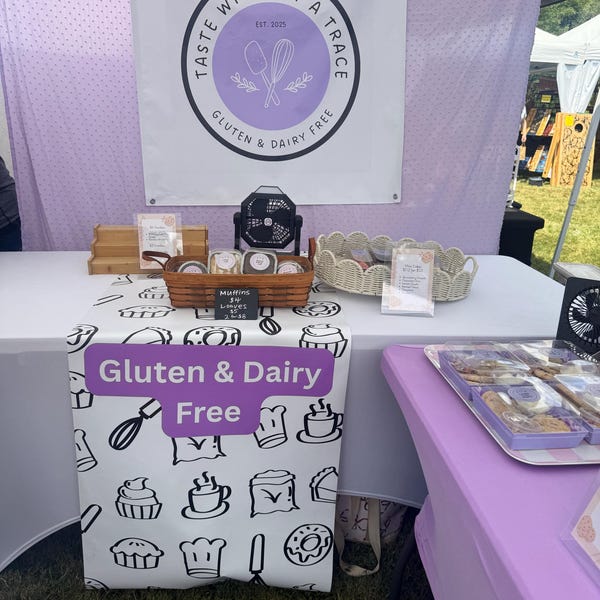Custom Table Runner With Logo Craft Fair, Vendor Tables, Trade Shows ...
