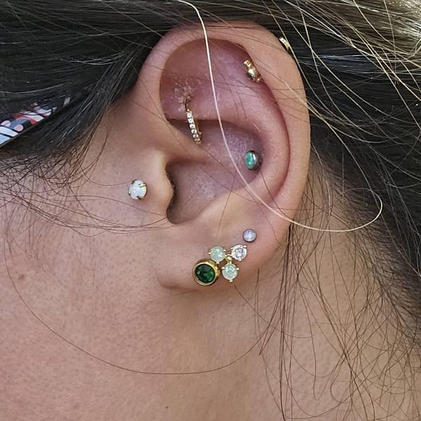 Titanium Leaves Open Ring, Non Tarnish Ring, Elegant Ring, Waterproof ...