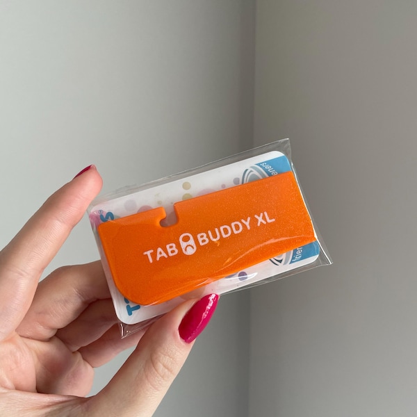 Tab Buddy XL Colors- Food Can Tab Opener Help for Long Nails, Sore ...