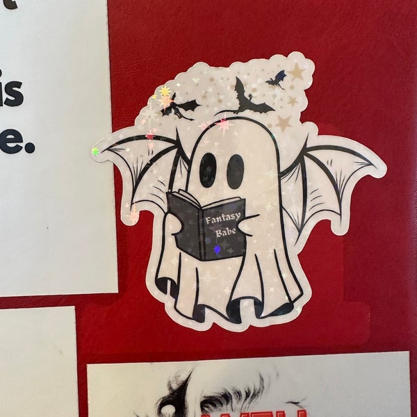 Book Trope Ghosts Sticker / Bookish Sticker / Spooky Sticker / Bookish ...