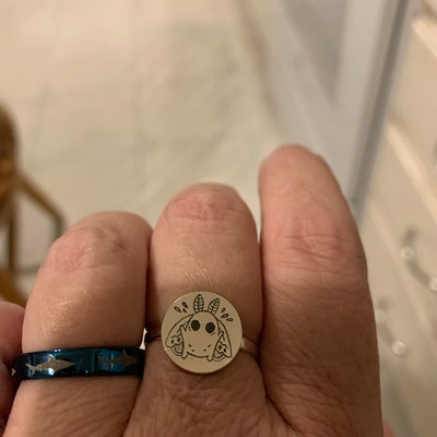 Chibi Mothman Ring Cryptid Jewelry Cute Moth Ring - Etsy