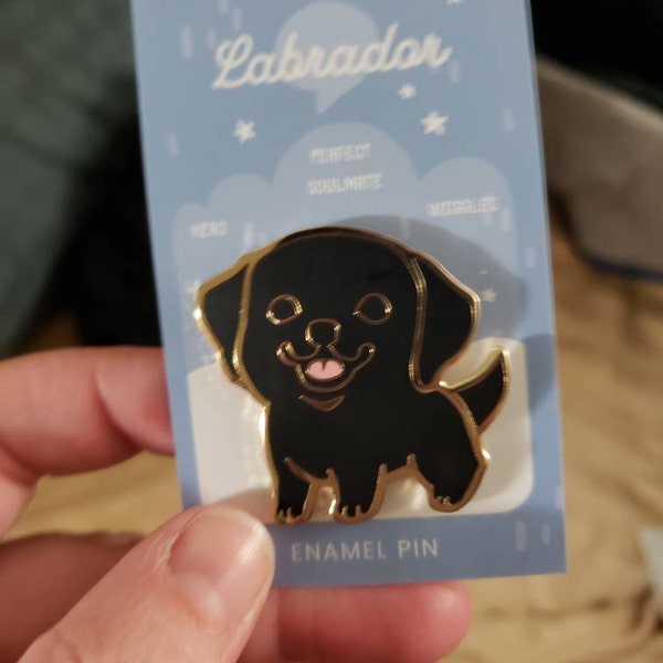 Labrador (black) Pin - Etsy