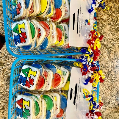 Autism Awareness Cookies/ Awareness Cookies/ Puzzle Cookies - Etsy