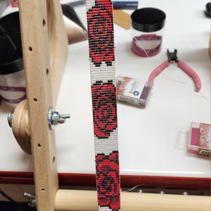 Native Inspired Bead Loom Pattern Bear Paw Loom Bracelet Pattern - Etsy